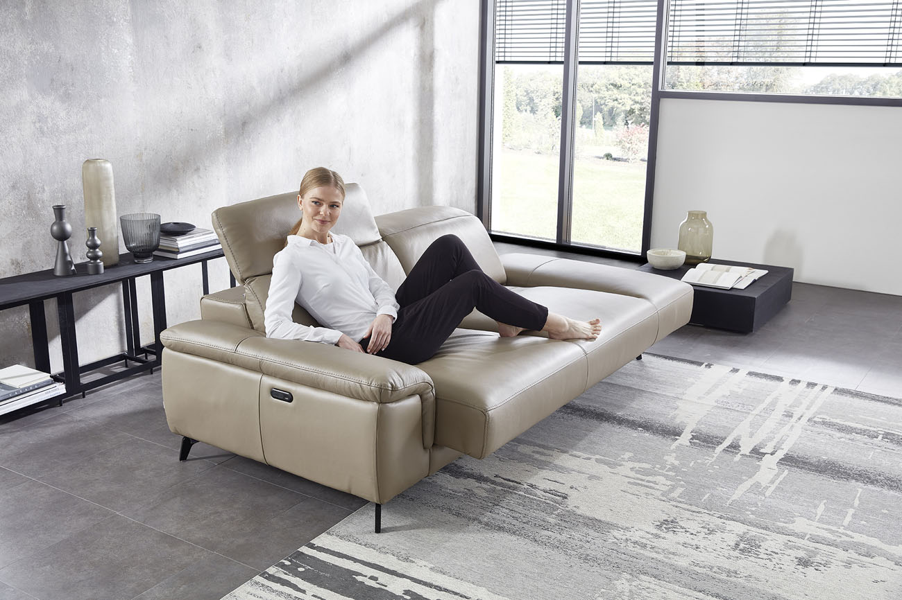 Echt Leder Couchgarnitur Pienza